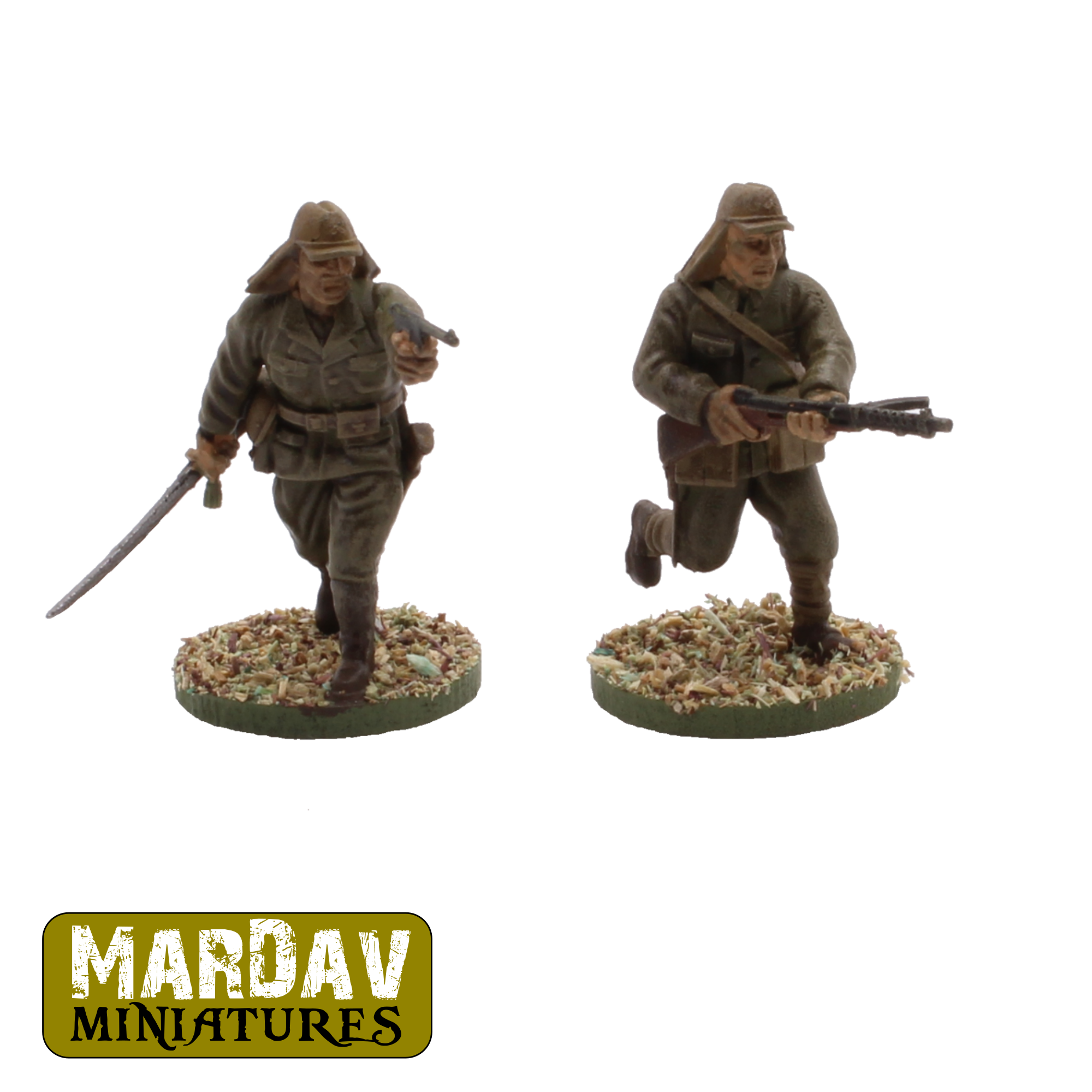 Officer team (Japanese) - MarDav Miniatures