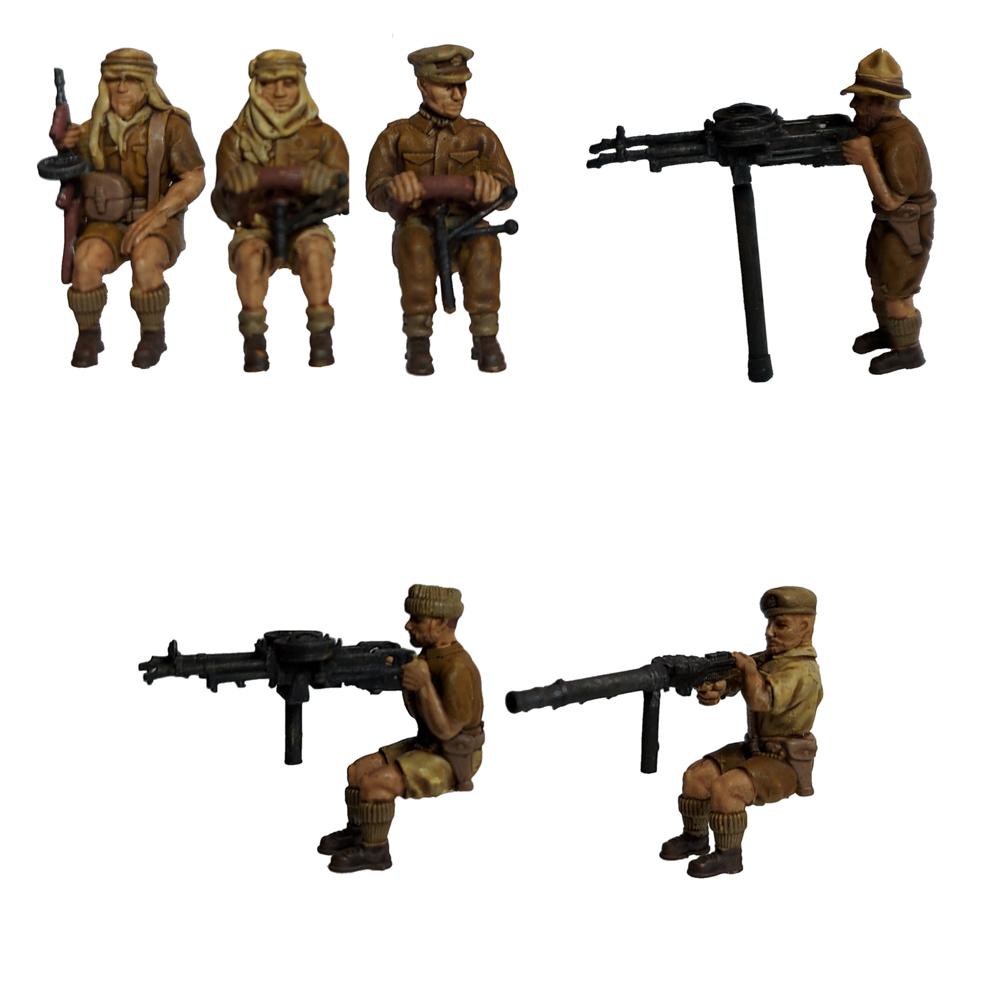 Lrdg Sas Vehicle Crew British