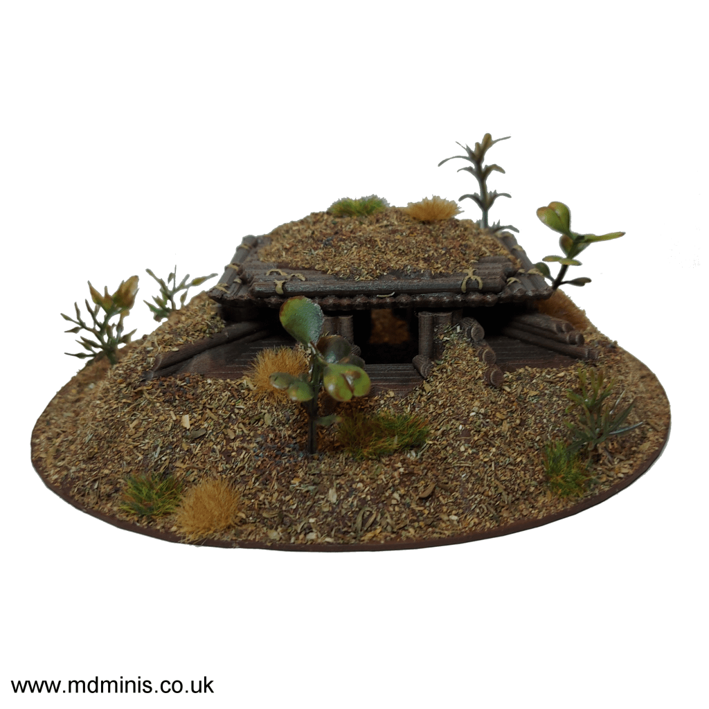 Log bunker - large, round
