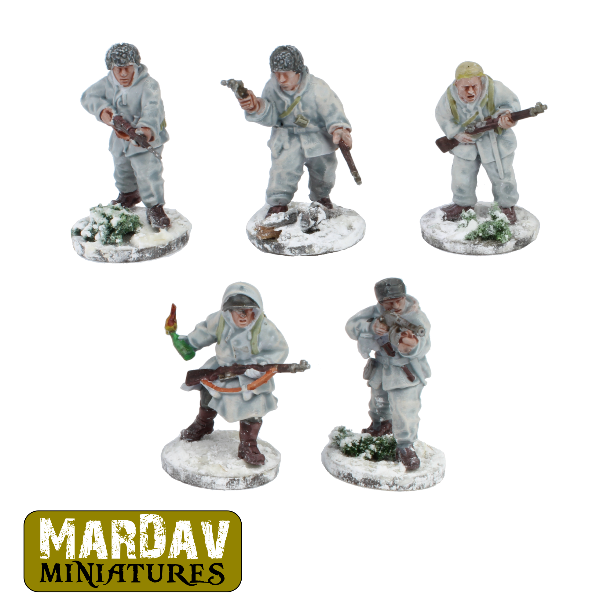 Jakaari squad (Finnish) - MarDav Miniatures