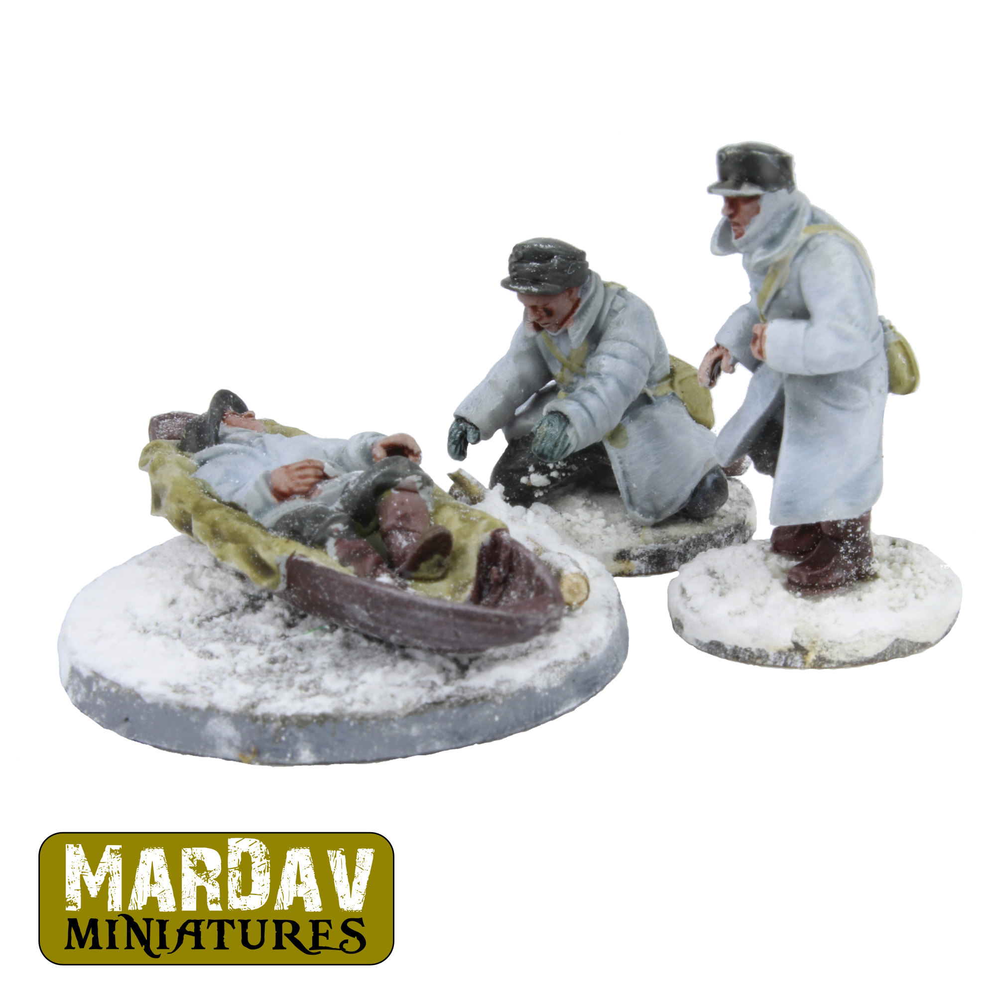 Medic team (Finnish) - MarDav Miniatures