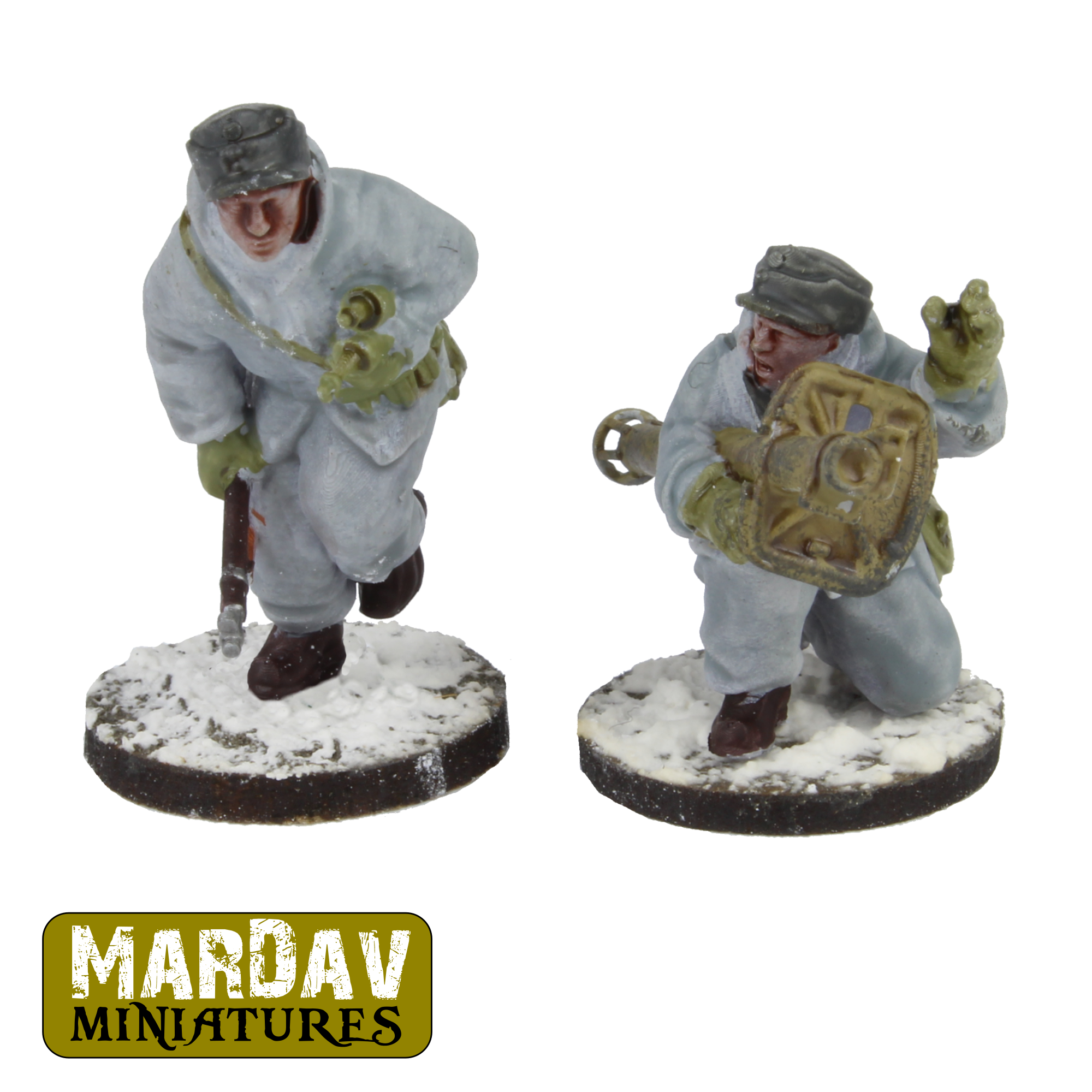 Panzerschreck team (Finnish) - MarDav Miniatures