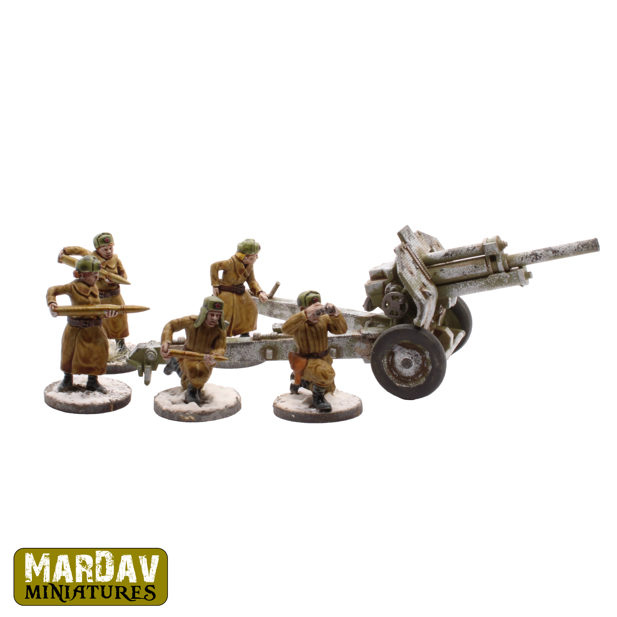 M-30 medium howitzer - winter (Soviet)