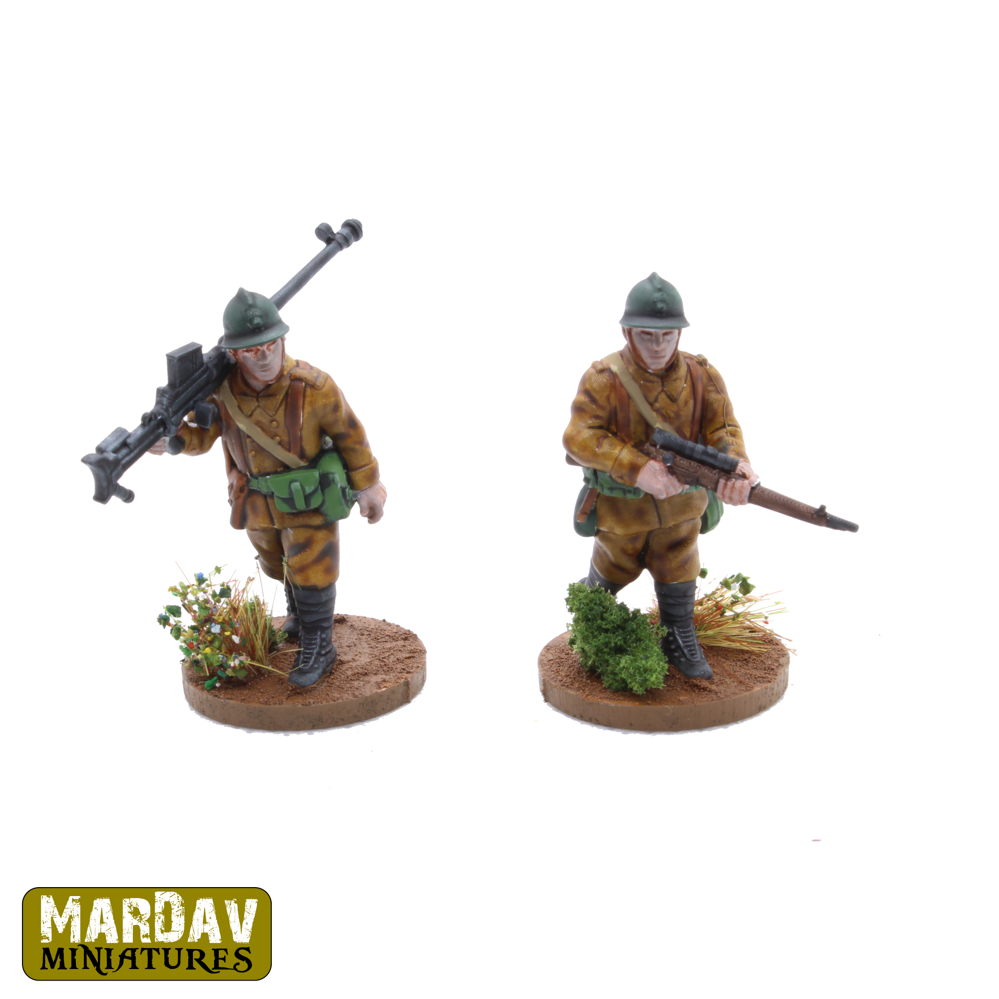 Boys anti-tank rifle - moving (French) - MarDav Miniatures
