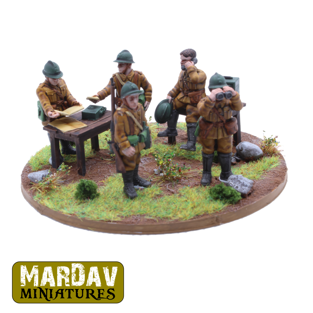 Command post (French) - MarDav Miniatures