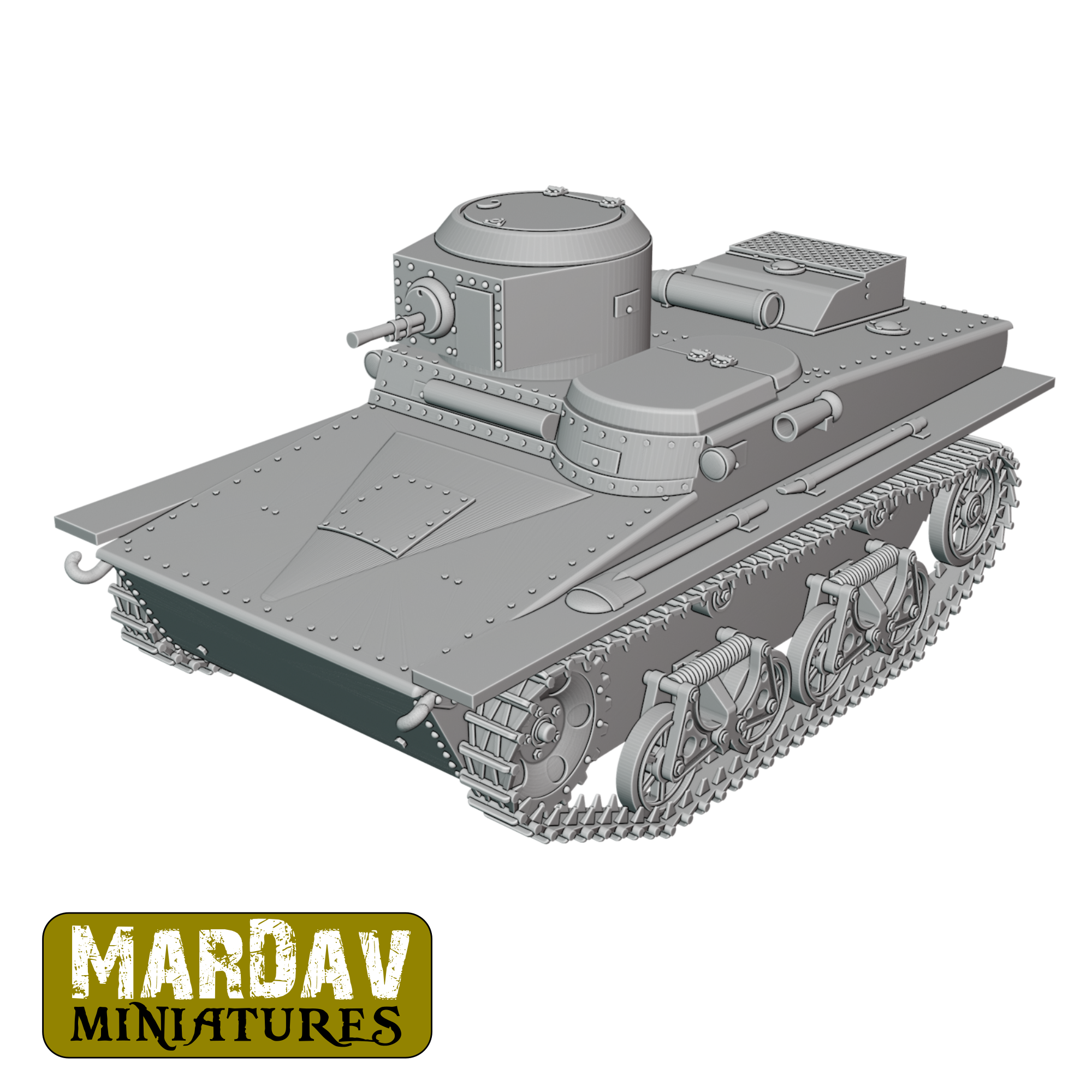 T-37A Amphibious Tankette (Soviet) - MarDav Miniatures