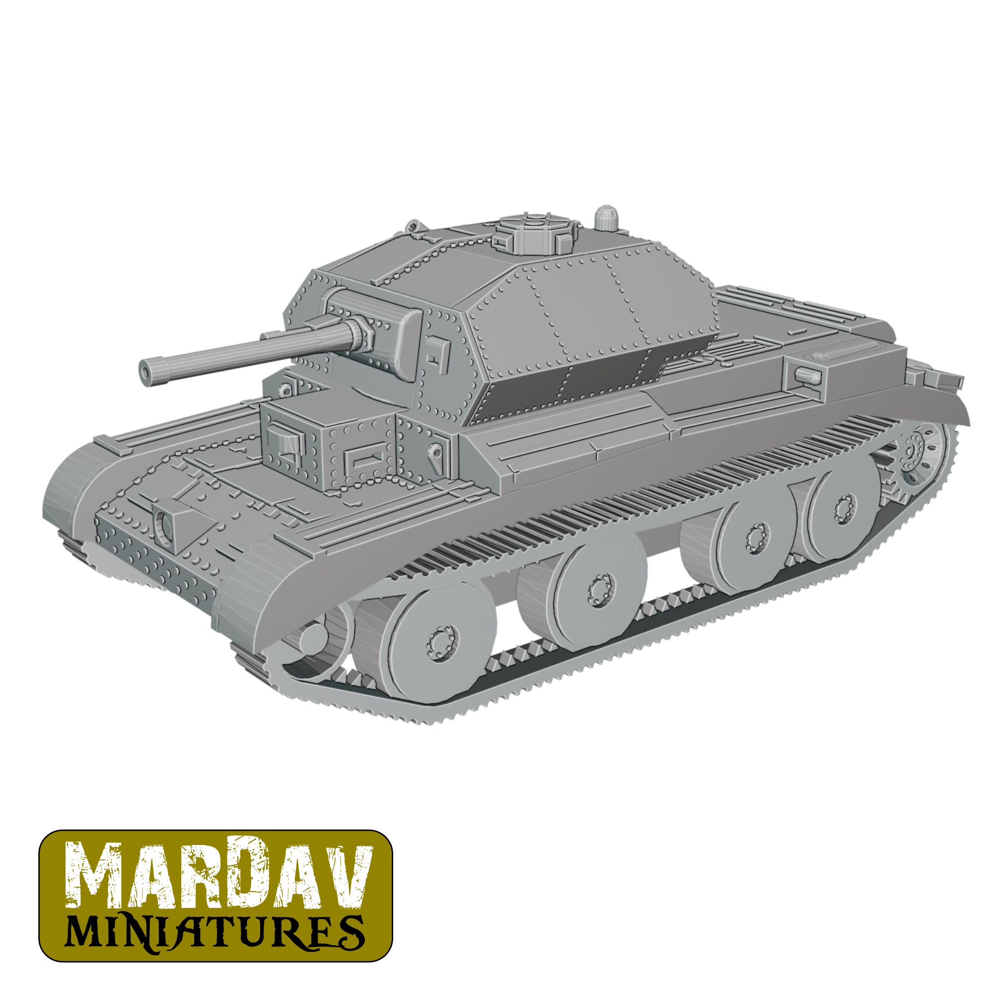 A13 Cruiser Tank (British) - MarDav Miniatures