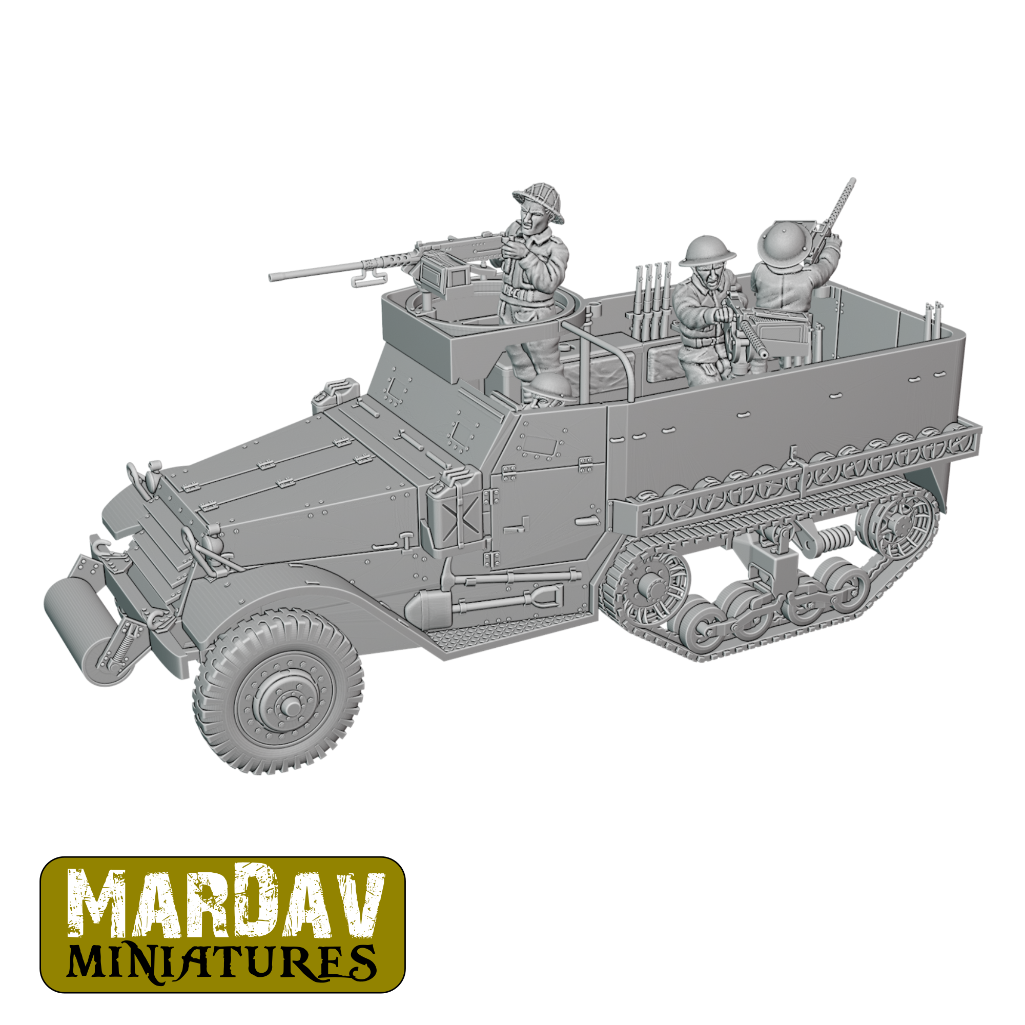 M5A1 Halftrack - open (British)