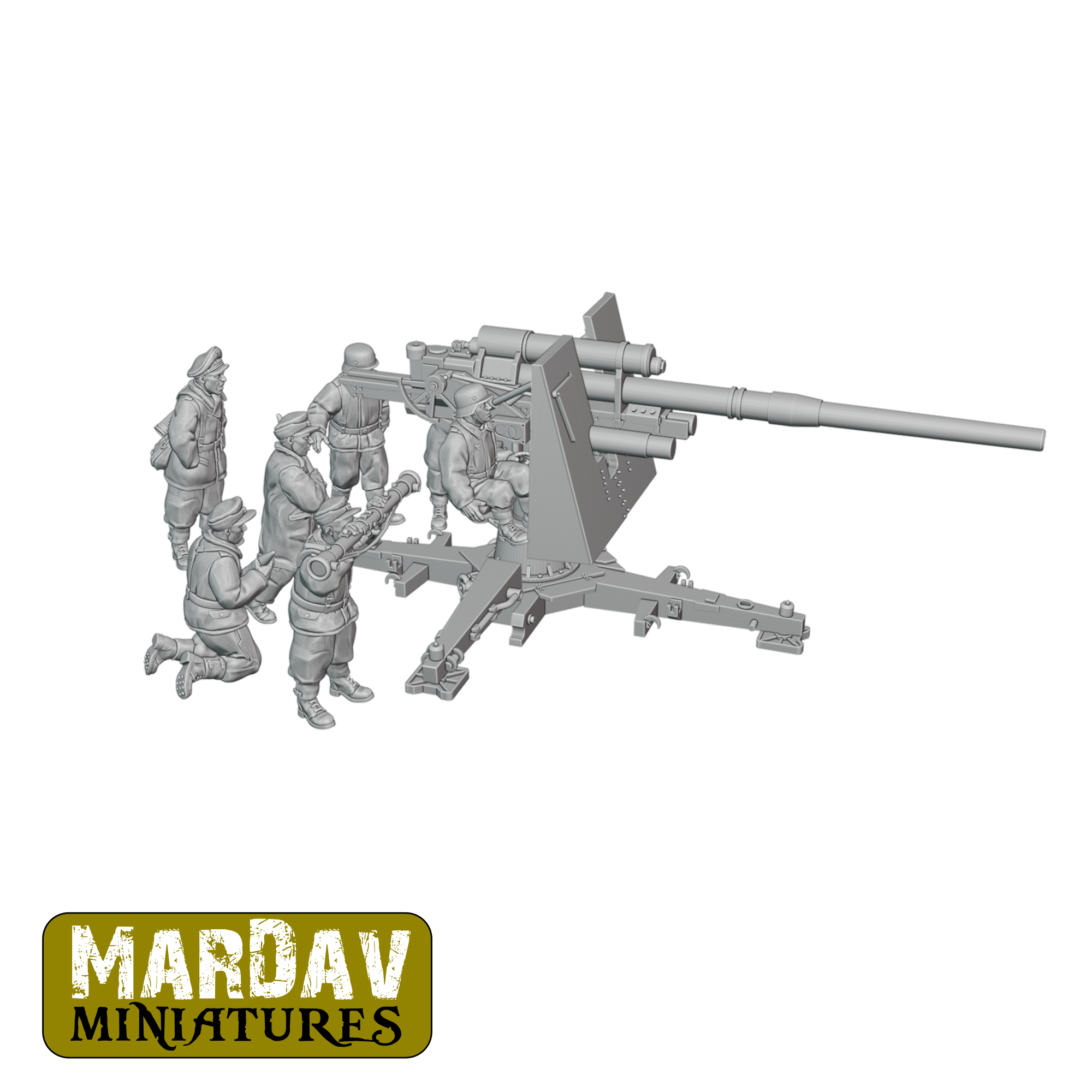 Luftwaffe Field Division Flak 36 88mm AA gun (German)