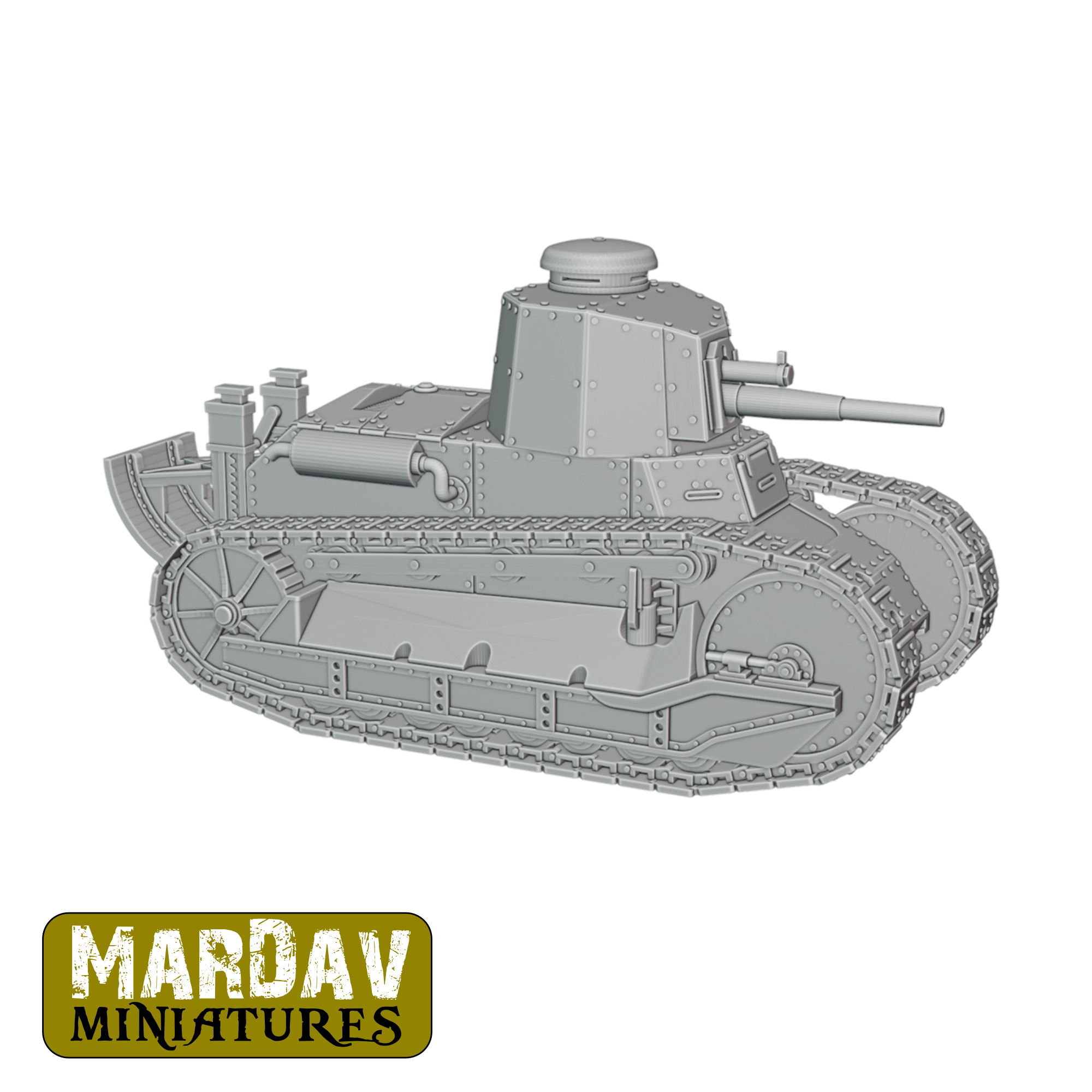 Fiat 3000 - Mod 30 (Italian) - MarDav Miniatures