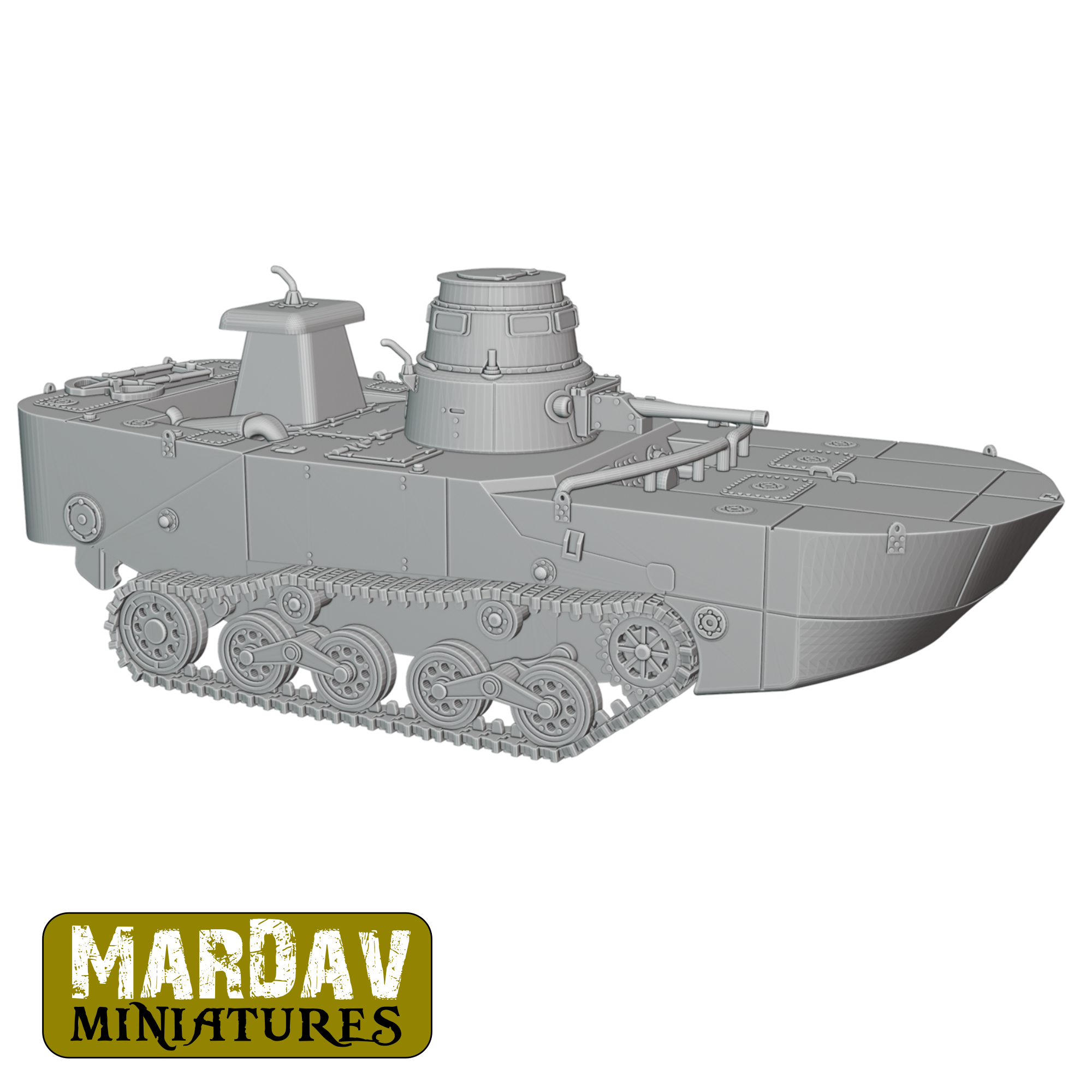 Type 2 Ka-Mi Amphibious tank - with floats (Japanese)