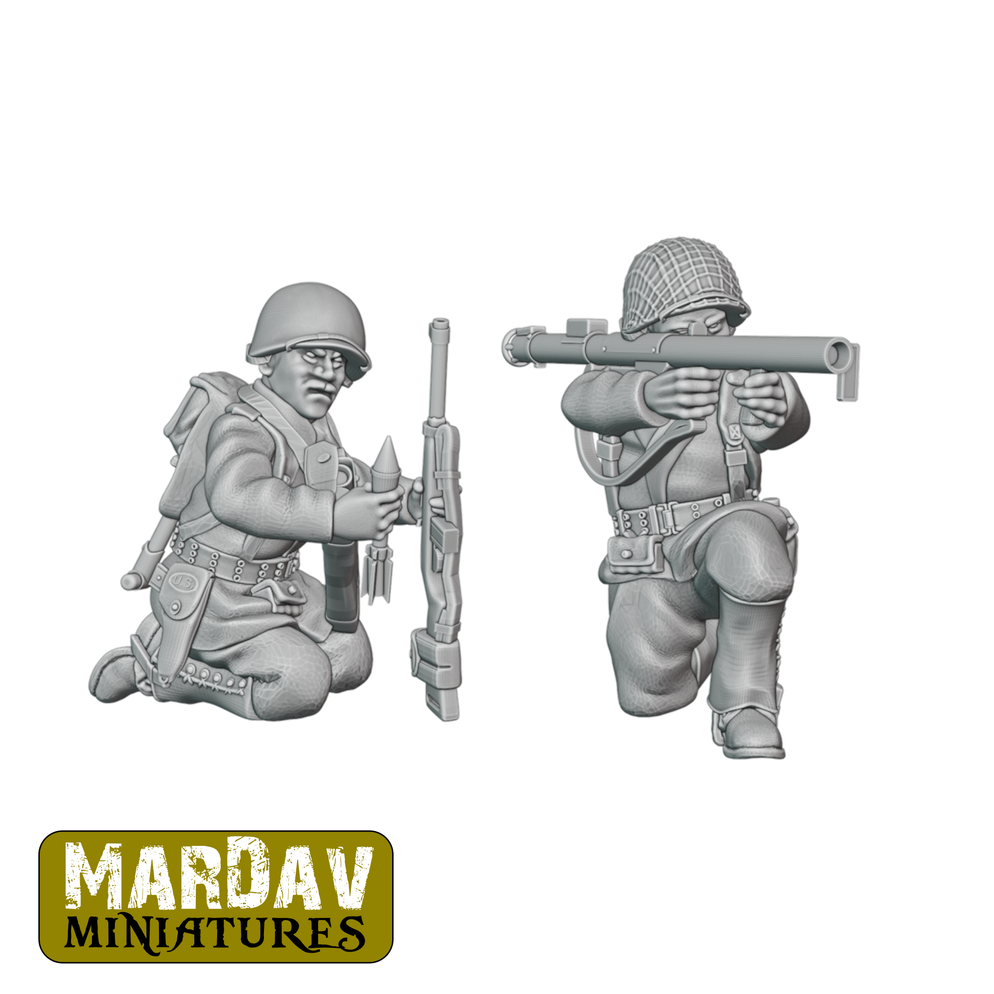 Army Bazooka team - firing - (US)