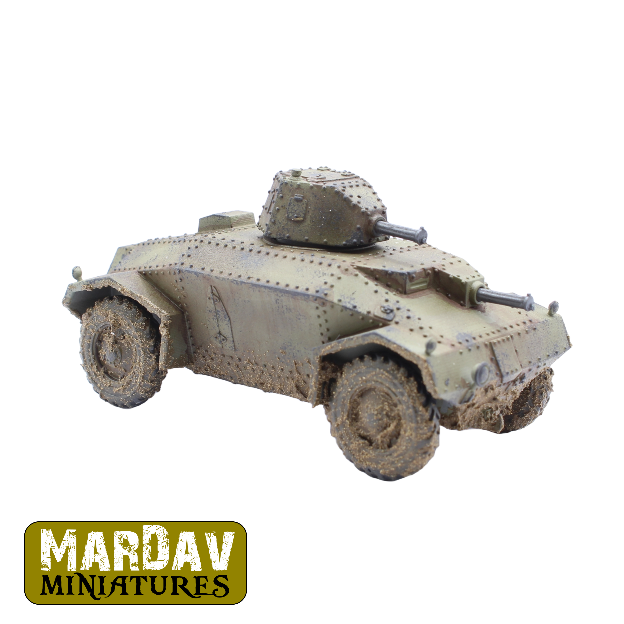 Alvis Straussler AC3D Armoured Car (Dutch) - MarDav Miniatures