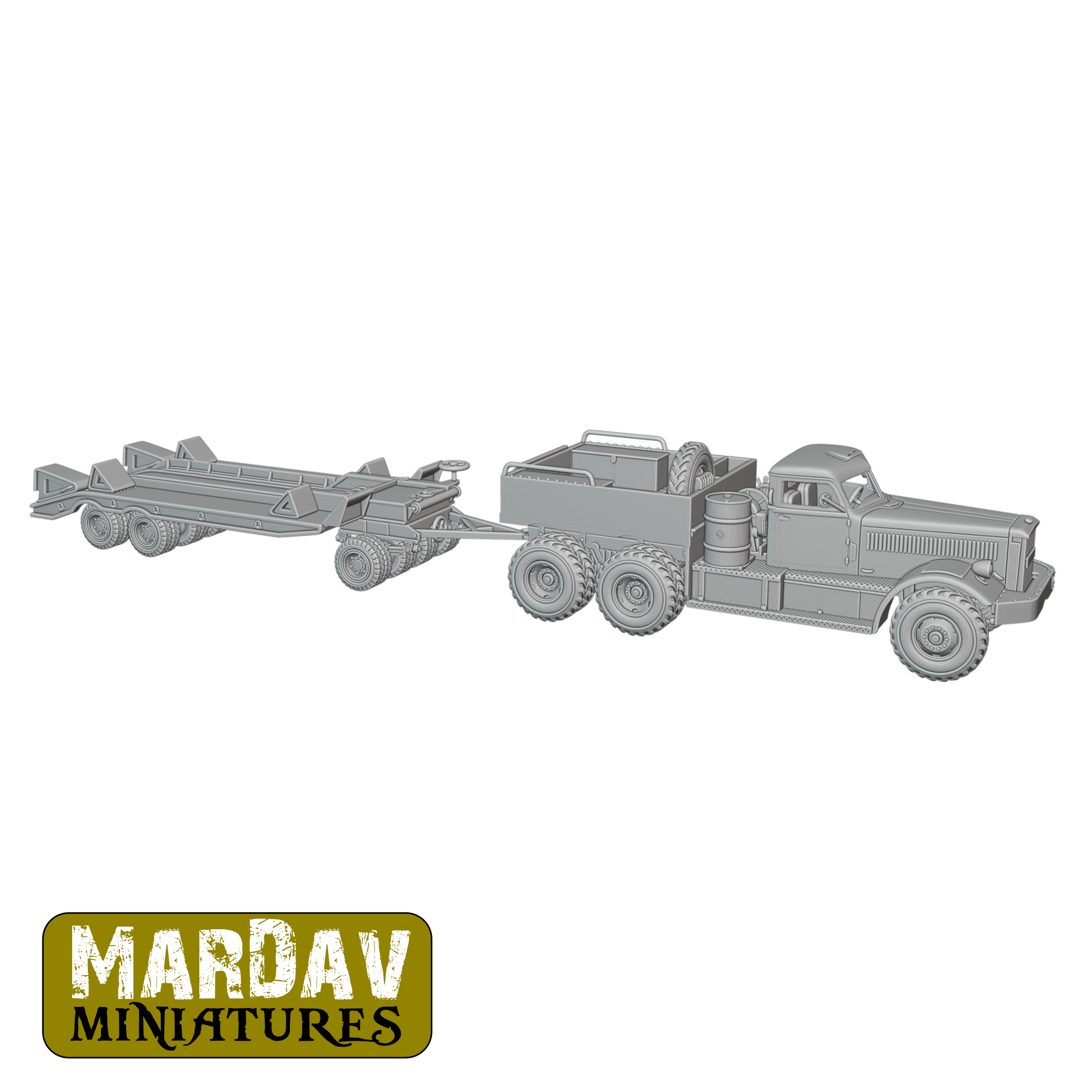 M19 Diamond T980 Tank transporter (US) - MarDav Miniatures
