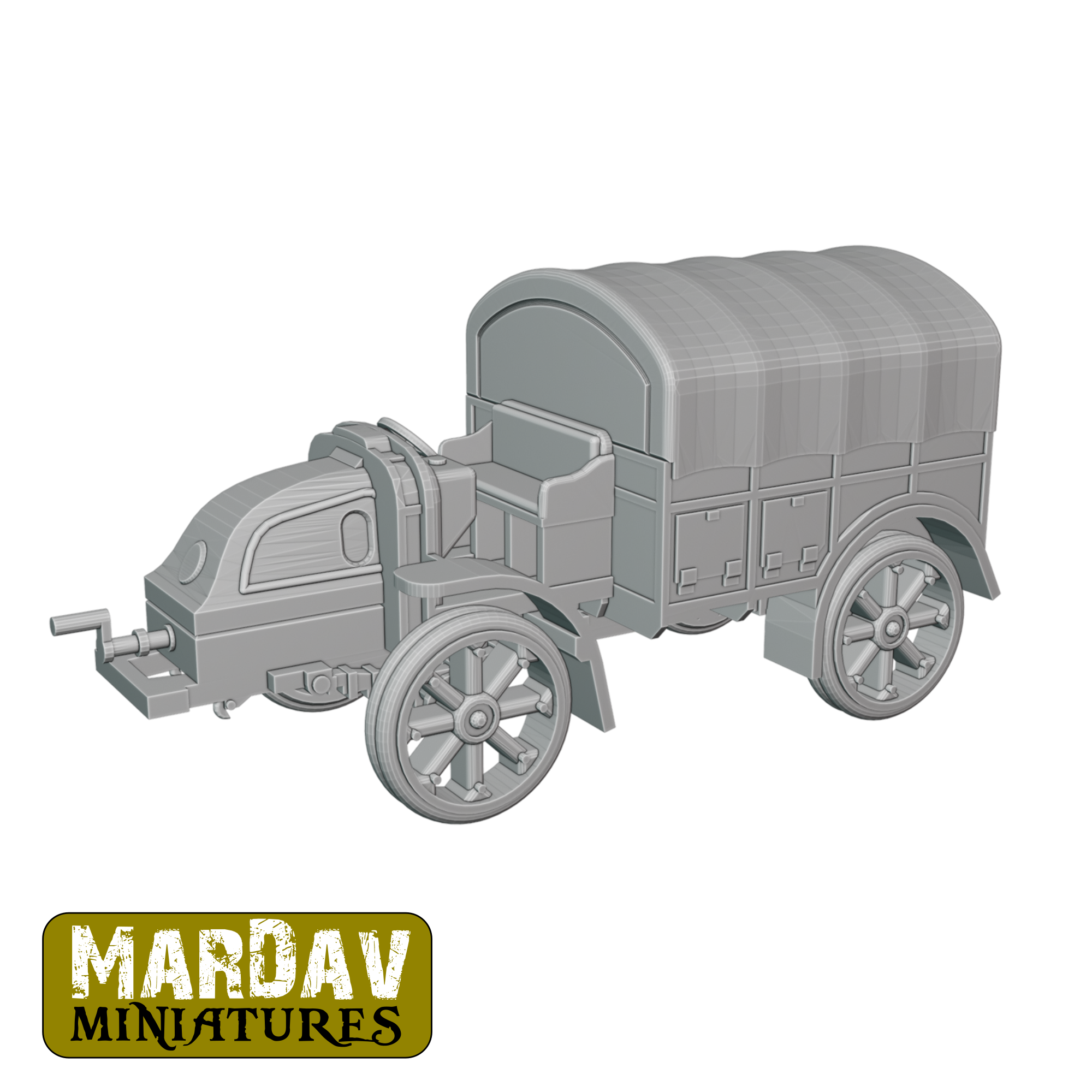 Latil TAR artillery tractor - wheeled WWI (French) - MarDav Miniatures